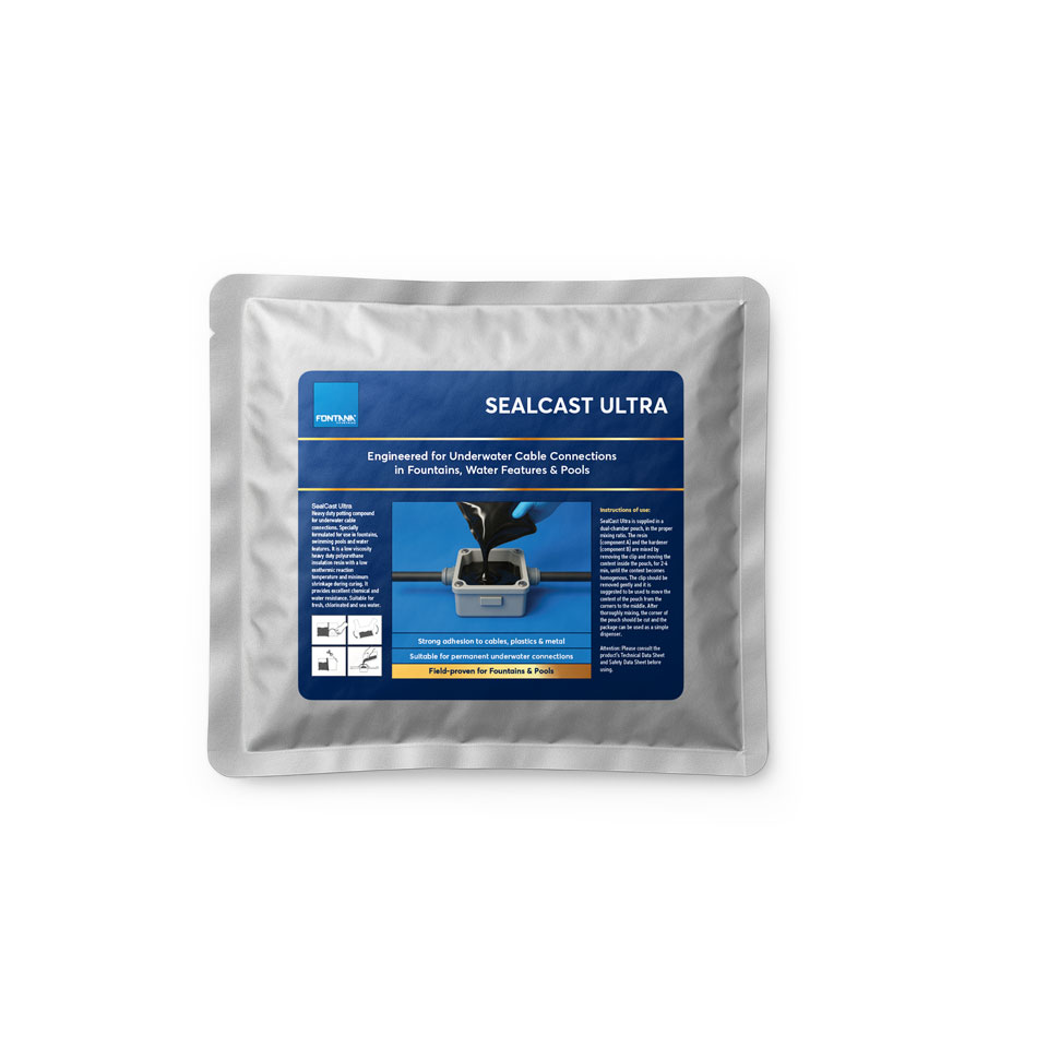 SealCast Ultra – Underwater Potting Compound for Fountains & Pools
